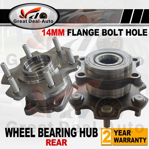 Two Rear Wheel Bearing Hubs Hub for Mitsubishi Pajero NS NT NW NX 2006 ...