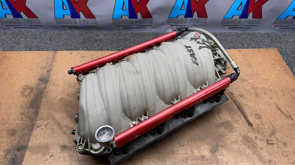 FAST LSXR Intake Manifold 102mm LS7 C6 Z06 7.0 GEN IV Fuel Rails RACE ...