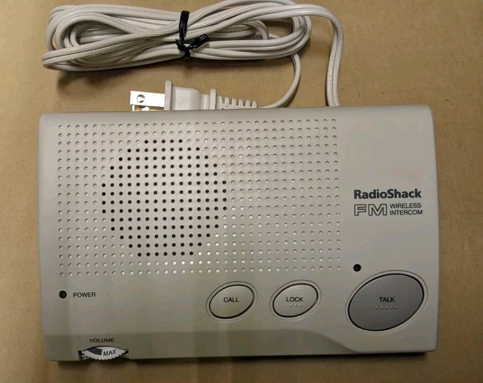 RadioShack 2-Channel FM Home Security Wireless Intercom System 43-491 ...