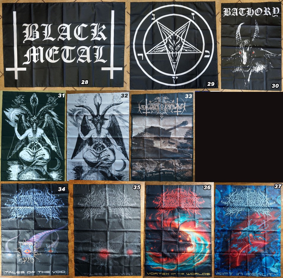 Various Rock & Metal Band Banner / Flag | eBay
