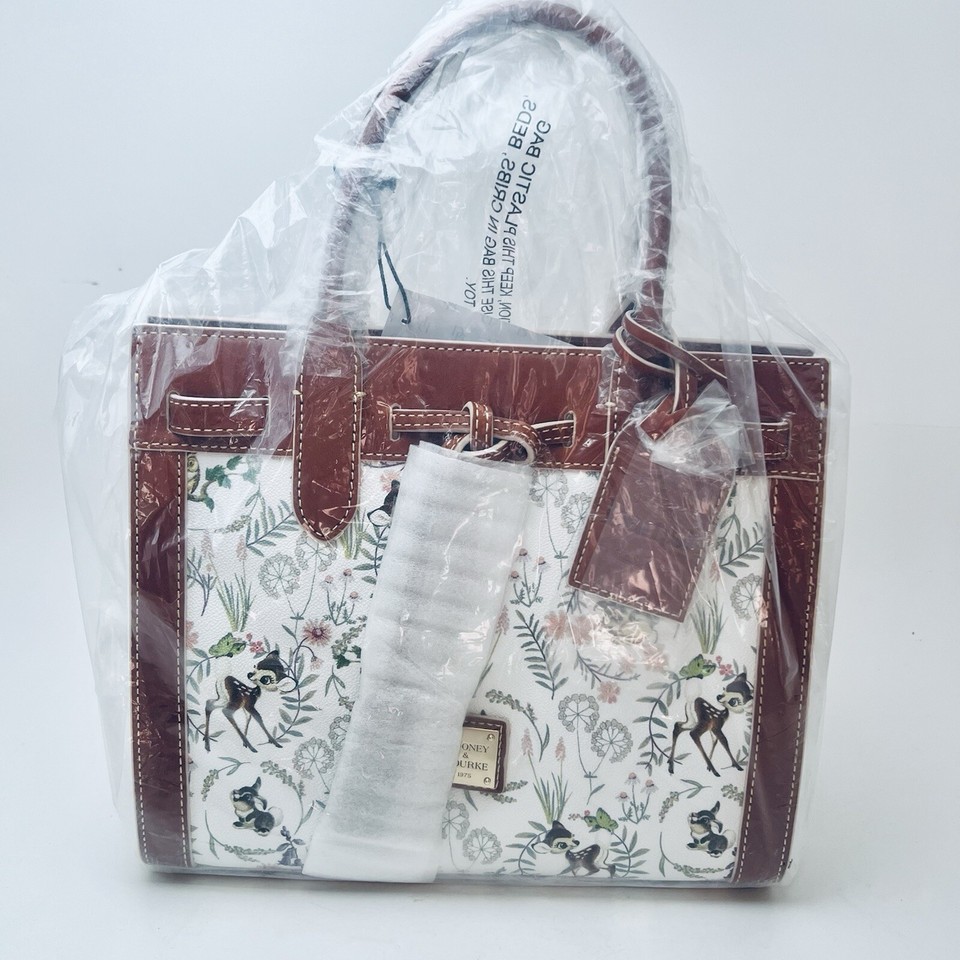 Dooney & Bourke Disney Parks Bambi Satchel 75th Anniversary Thumper Bag ...