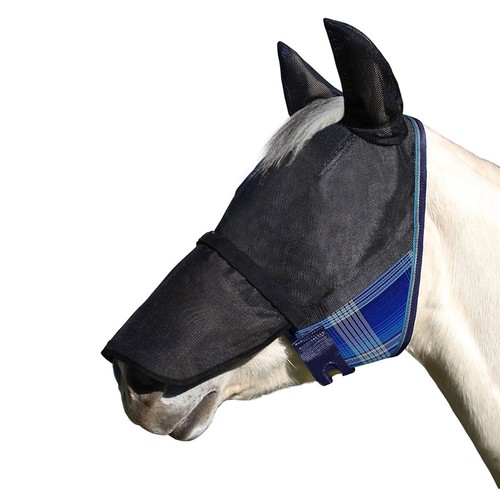 KENSINGTON UViator CatchMask Kentucky Blue Fly Mask with Ears KCM421-M ...