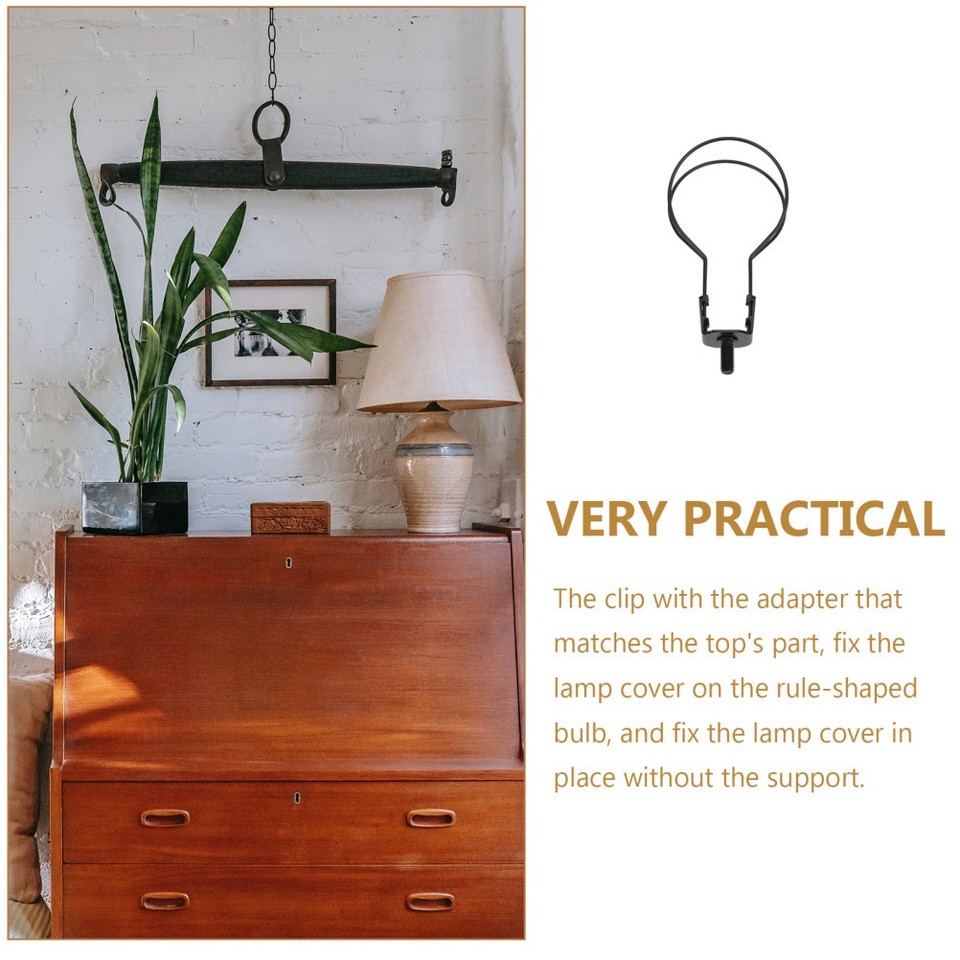 Light Cover Bulb Clip Diy Lamp Accessory Holder with Wire Lampshade ...
