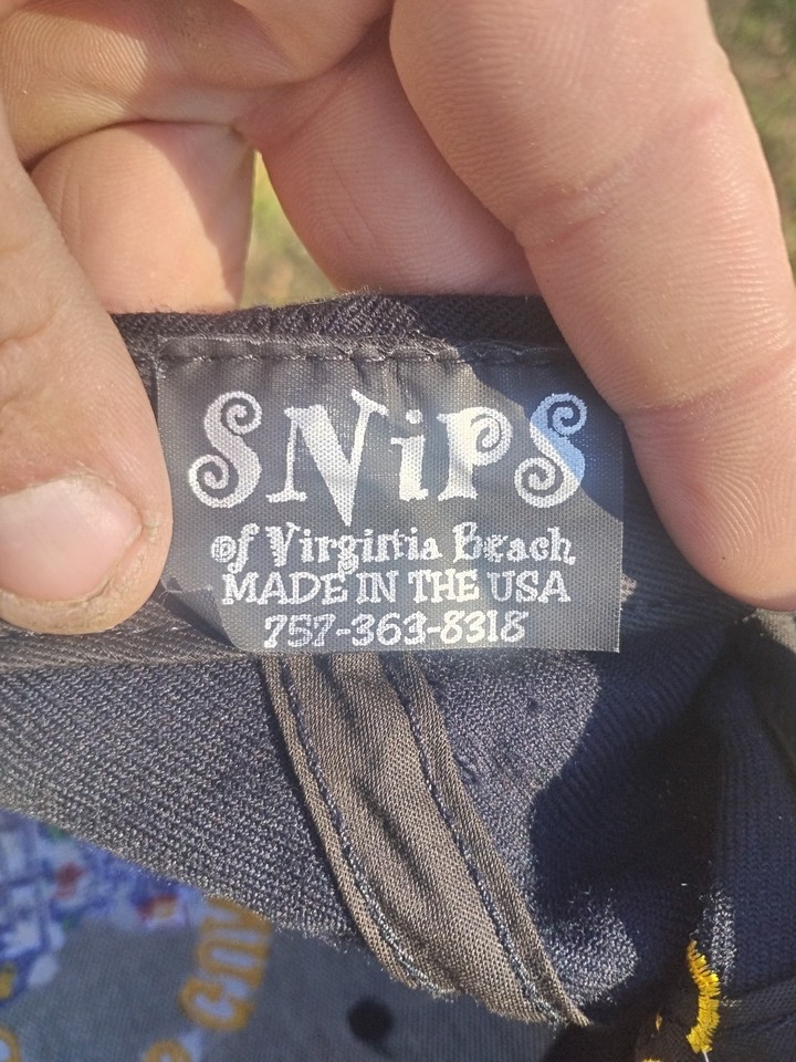 USS Gunston Hall LSD 44 Logo Blue Baseball Cap Hat Snips | eBay