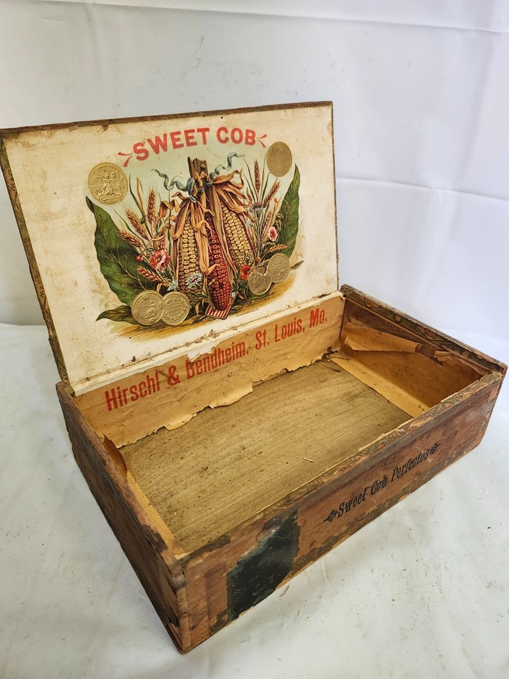 VINTAGE 1958 SWEET CIGAR BOX EMPTY SWEET GOB PERFECTOS | eBay