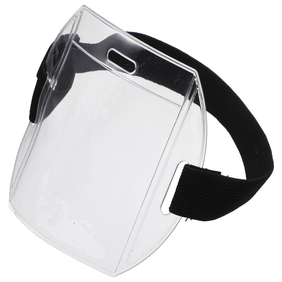 2 Pcs Arm Badge Sleeve Holders Adjustable Bands For Security Id Cards ...