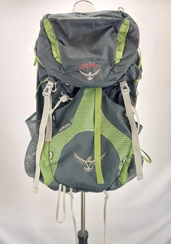 Osprey Exos 46 Lightweight Frame Backpack Dark Gray & Green Hiking ...
