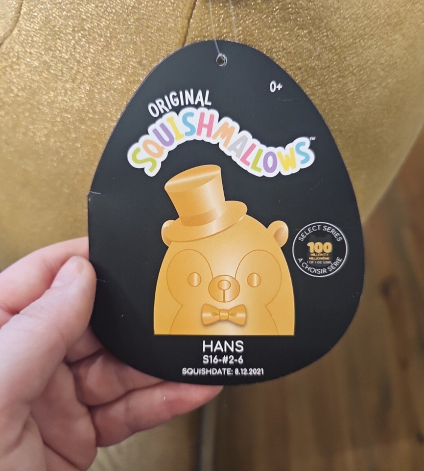 Golden Hans Squishmallow (RAREST SQUISHMALLOW!) | eBay