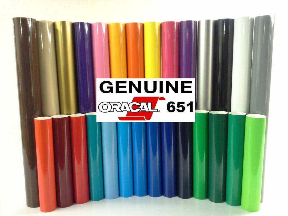 651 Multi-Colored Vinyl Solvent-Based Adhesive-Backed Calendared Wrap ...