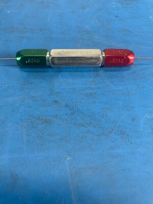 Daniels Manufacturing Corporation G217 Pin Gage Go 0.26 No-Go 0.31 *30 ...