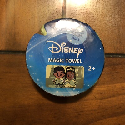 Disney - Magic Towel - Washcloth - Tiana & Naveen - The Princess & The ...