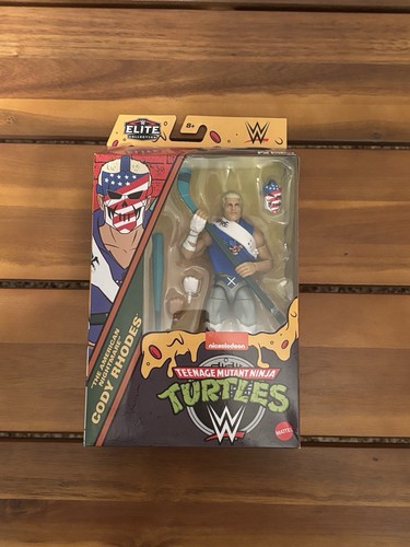WWE The American Nightmare Cody Rhodes Elite TMNT Figure Ninja Turtles ...