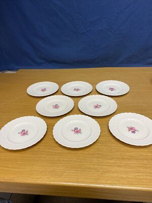 8 Antique Spode Jewel Copeland Claudia 6 1/4” Bread Plates Embossed ...