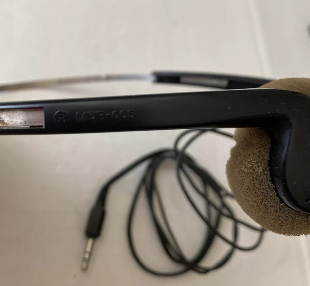 Sony MDR-005 Headphones Walkman Orange Pads Guardians of Galaxy Work ...
