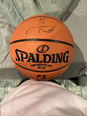 KYRIE IRVING SIGNED SPALDING NBA FINALS BASKETBALL COA | eBay