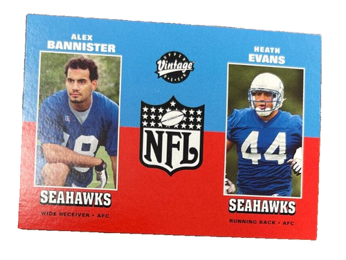 2001 UPPER DECK VINTAGE ROOKIES CARD # 274 Heath Evans - Alex Bannister ...