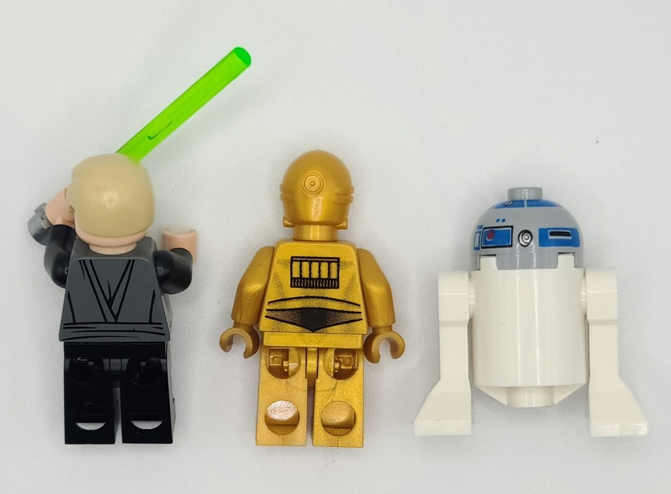 LEGO Star Wars Minifigures Lot of 3 Luke Skywalker, C3P0 & R2D2 | eBay
