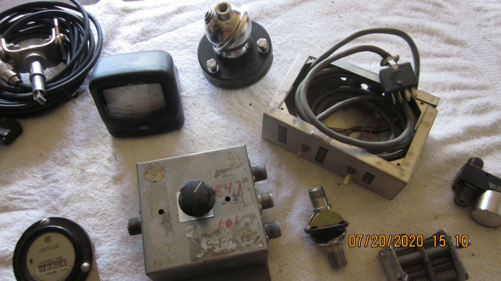 Vintage CDE CDR Ham Radio Antenna Rotor Control 5-924 and parts and ...