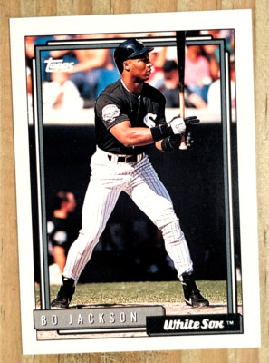 1992 TOPPS BO JACKSON CARD#290 NM-MT AUBURN TIGERS RAIDERS ROYALS WHITE ...