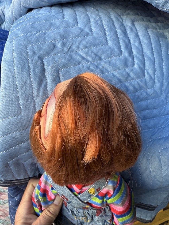 Chucky Action Figure 15" Childs Play Talking Scarred Chucky Doll Mezco ...