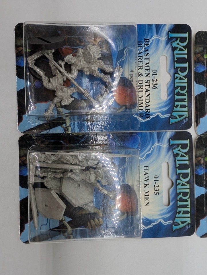 Vintage Ral Partha 28mm Metal Miniatures Lot of 4: Various Humanoids ...