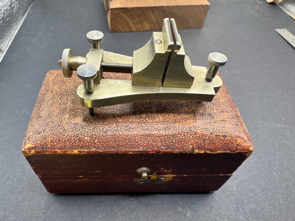 Vintage Watchmaker Poising Tool Mini Vise | eBay