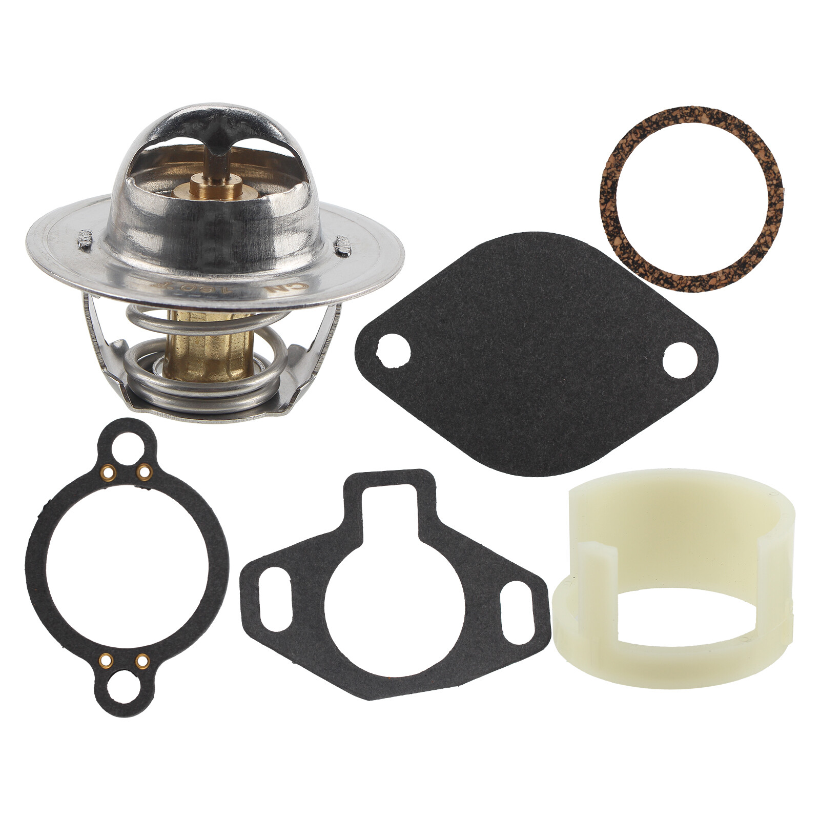 Thermostat Kit, 160 Degree for Mercury MerCruiser 8M0109441 807252Q5 23 ...