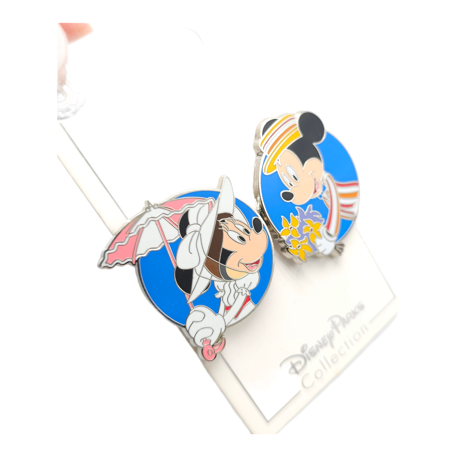 Disney WDW DLR Mickey & Minnie as Mary Poppins and Bert 2 Pin Set for ...