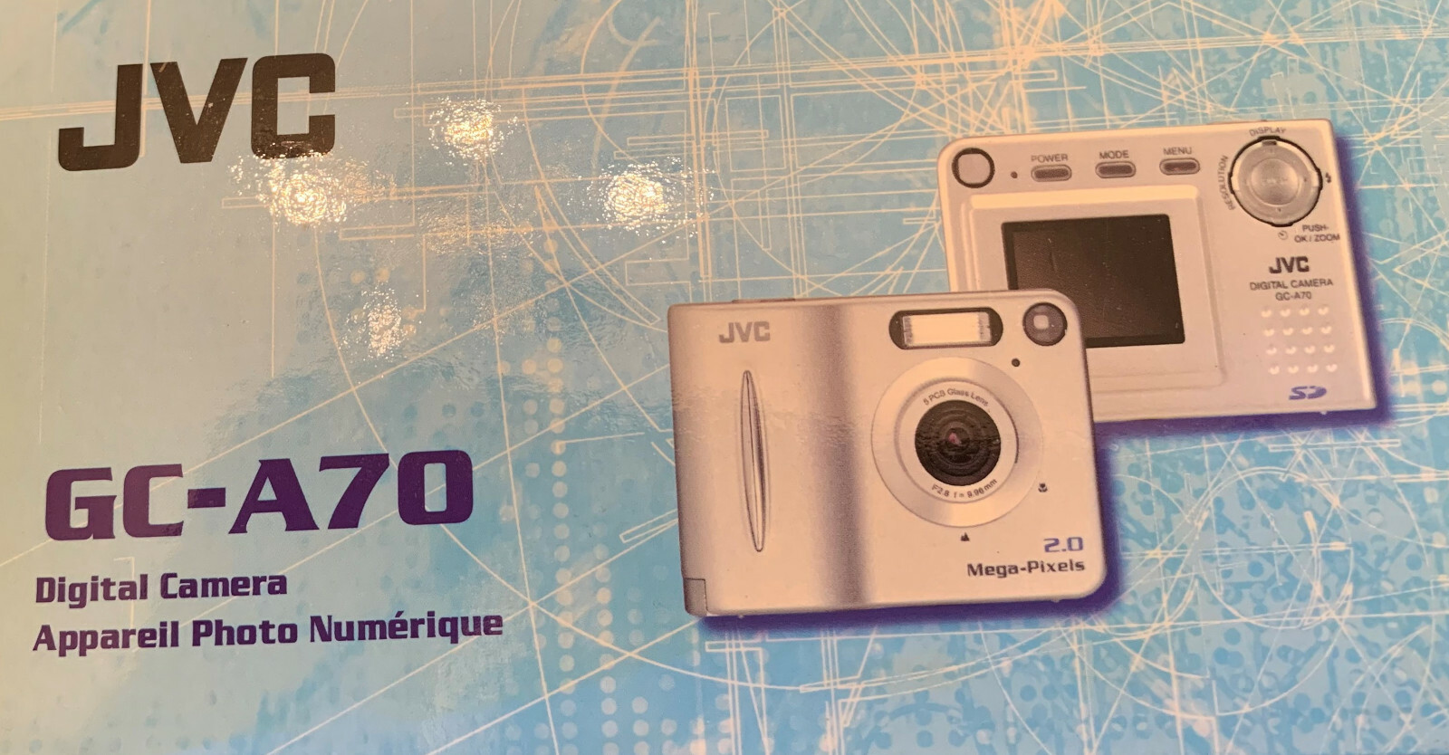 Vintage JVC Digital Camera Model No. GC-A70 Still Camera 2.0 Mega ...