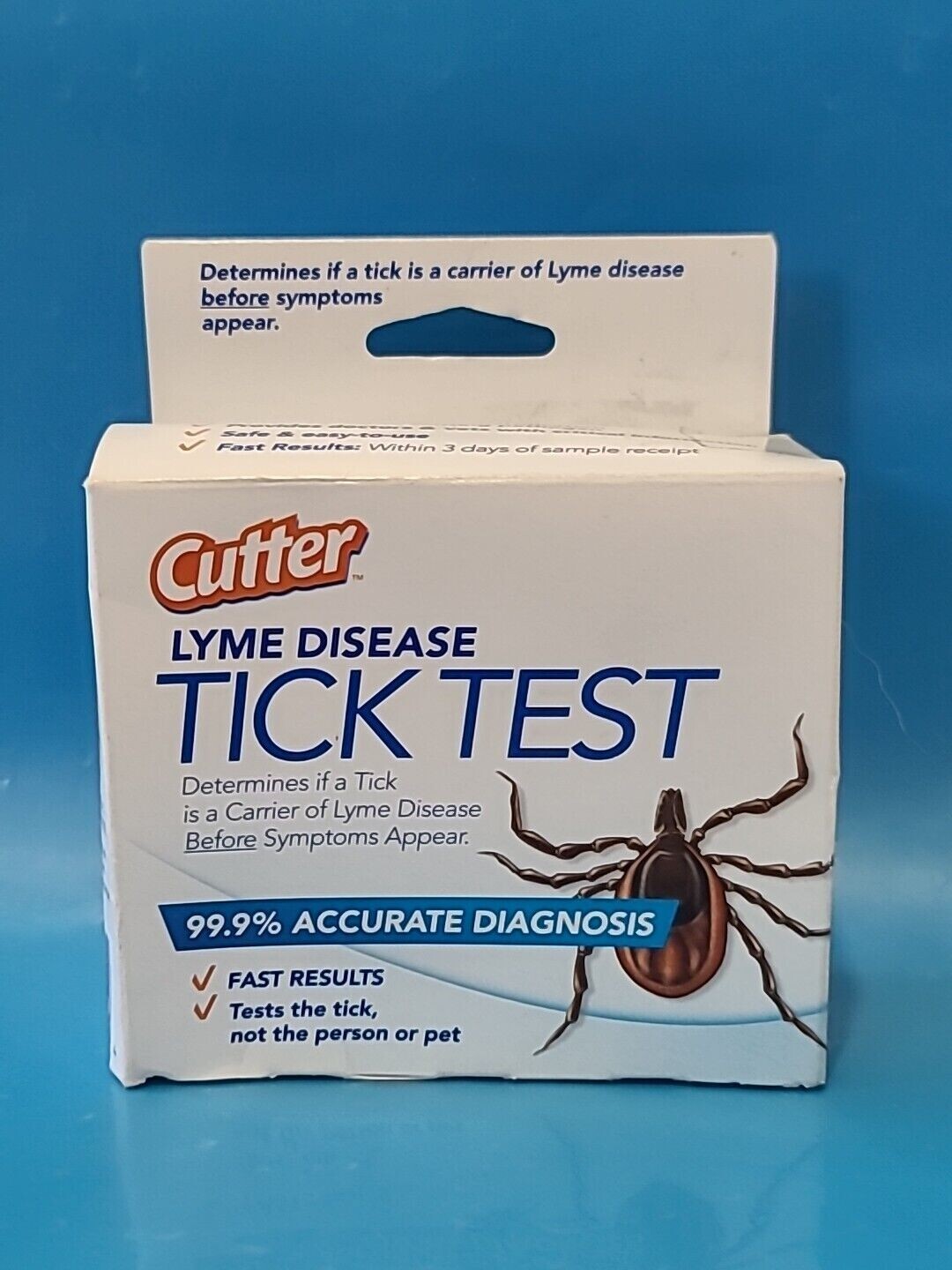 1 × TICK TEST by CUTTER Determines if Tick is Carrier of Lyme for ...