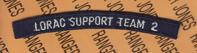 USN Navy LORAC SUPPORT TEAM 2 Long Range Accuracy Spt Team tab arc 5 ...