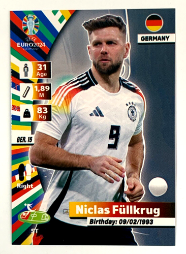 2024 UEFA EURO GERMANY EF Card #033 GER. 15 NICLAS FULLKRUG Germany | eBay