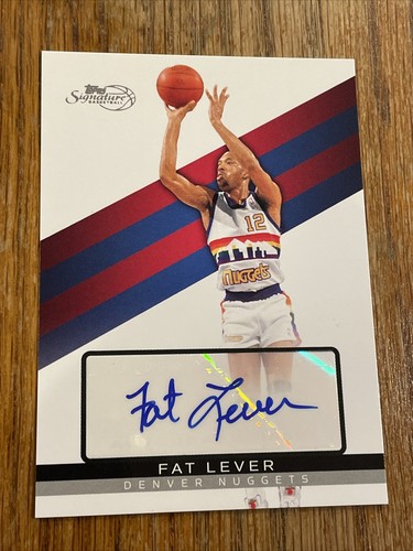 FAT LEVER 2009 TOPPS SIGNATURES CERTIFIED SIGNED CARD #TSA-FL 317/750 ...