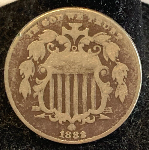 1882 United States shield nickel, #71722 | eBay