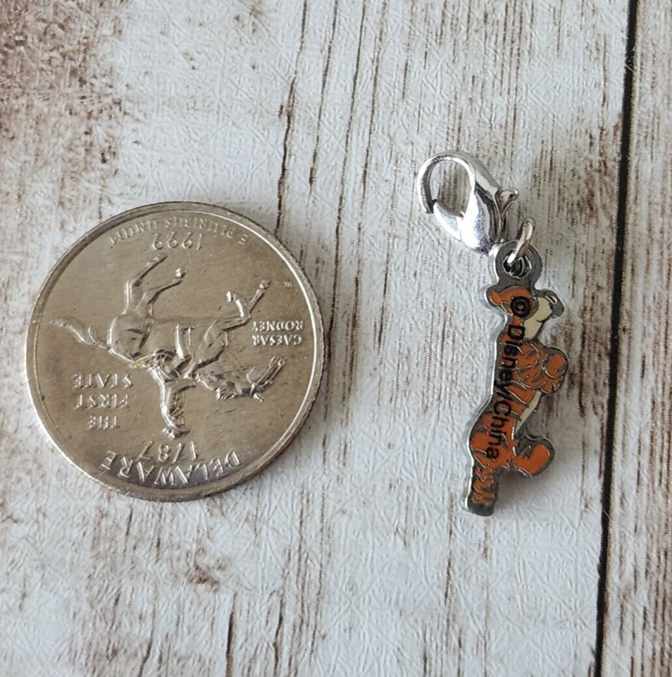 Disney Winnie Pooh Tigger Charm Add Bracelet Zipper Pull Clip On | eBay