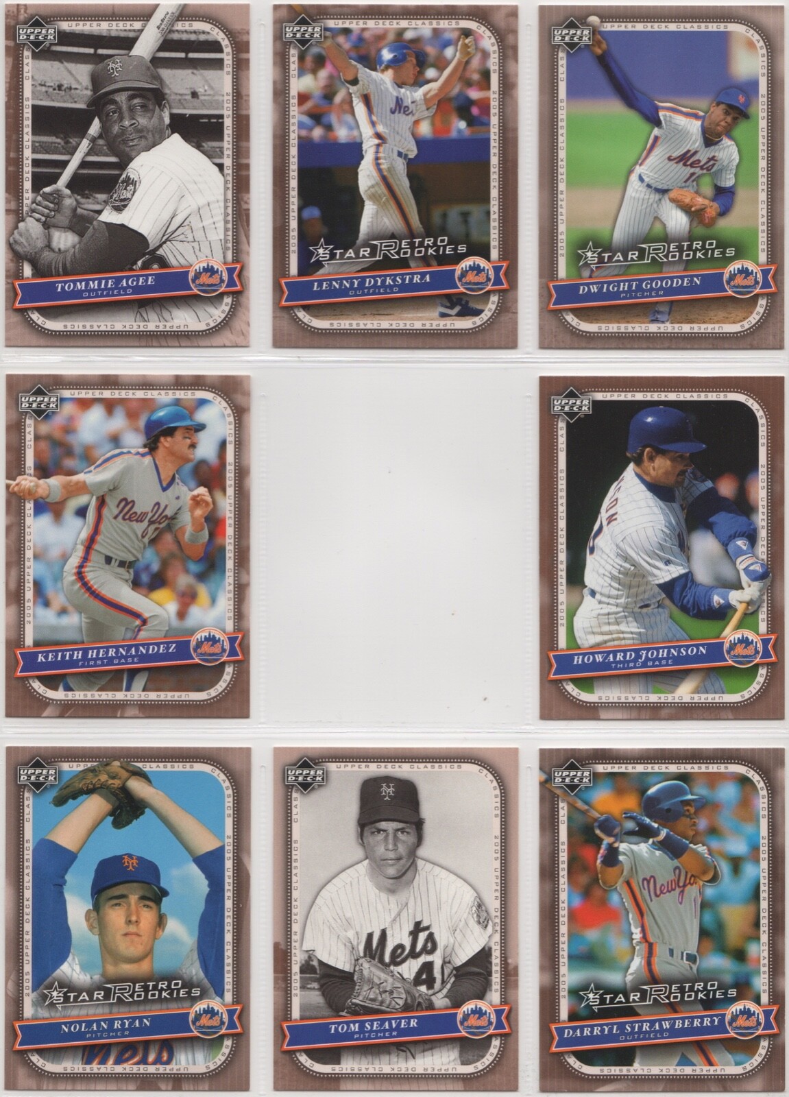 2005 UPPER DECK CLASSICS New York Mets Team Set (8 Cards) - NM/MT | eBay