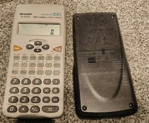 Sharp EL-531VH Electronic Calculator Advanced DAL Scientific Calculator ...