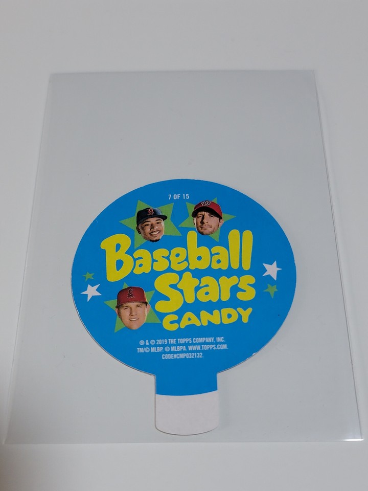 OZZIE ALBIES 2019 Topps Baseball Stars Candy mini Pog Insert #7 of 15 ...