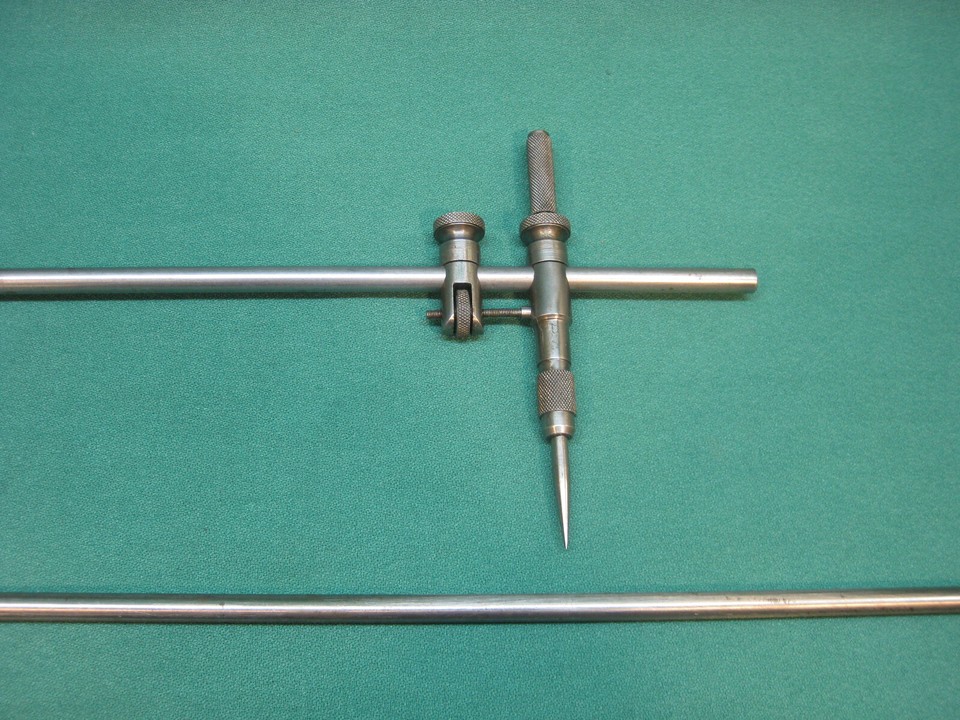 BROWN & SHARPE NO.845 TRAMMEL SET WITH 20" & 24" BEAMS | eBay