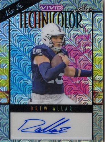 2024 LEAF VIVID #T-DA1 DREW ALLAR TECHNICOLOR Mojo AUTO RC #'D /9 | eBay