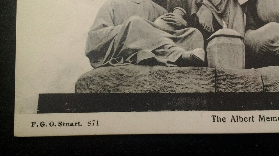 Albert Memorial UK Postcard Early 1900s Rare Kensington Garden Asia ...