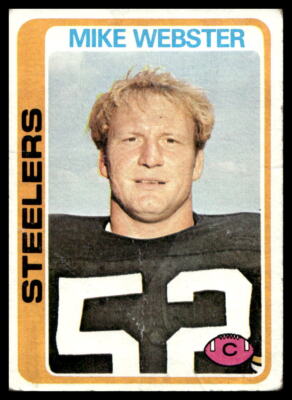 1978 Topps #351 Mike Webster Pittsburgh Steelers VG-VGEX crease | eBay