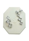 New Gift Box SWAROVSKI 5602782 Rhodium Asymmetrical Millenia ear cuff ...