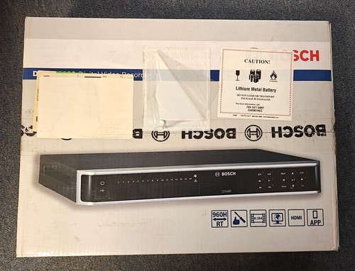 Bosch DIVAR DVR-3000-08A100 8-Channel NVR 1TB HD Security System NEW ...