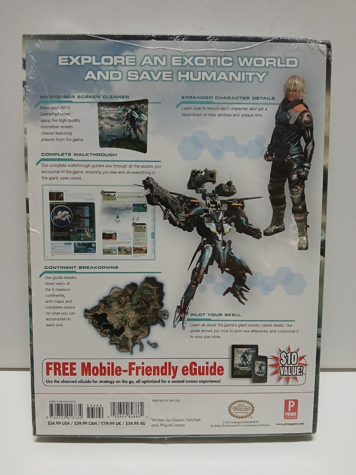 Xenoblade Chronicles X Collector's Edition Guide | eBay