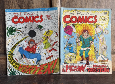 1983 Don Rosa's Comics and Stories #s 1 & 2 Comics Fantagraphics Books ...