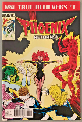 True Believers Phoenix Returns #1 Byrne Fantastic Four She Hulk X-Men ...