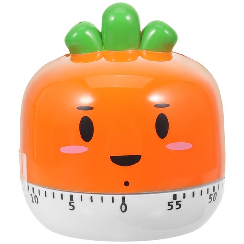 Novelty Kitchen Timer Baking Alarm Clock Carrot Shape Cute Cartoon ...
