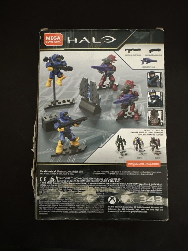 Mega Construx Halo Pro Builders Sword Base Invasion Building Set 99PCS ...