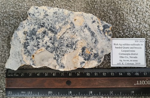 Silver-Gold ore, Leopard mine, Cornucopia dist., Elko Co., Nevada | eBay